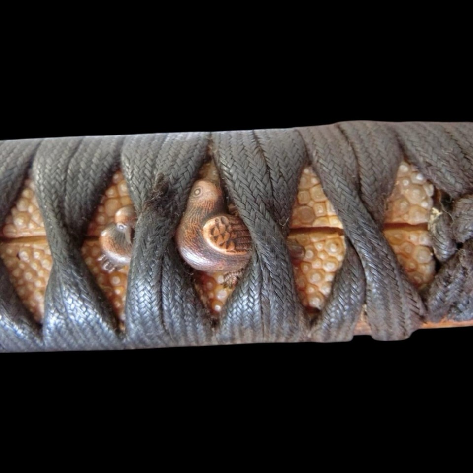 Antique Japanese Sword Of Tsuka Vintage Katana Wakizashi Menuki | eBay