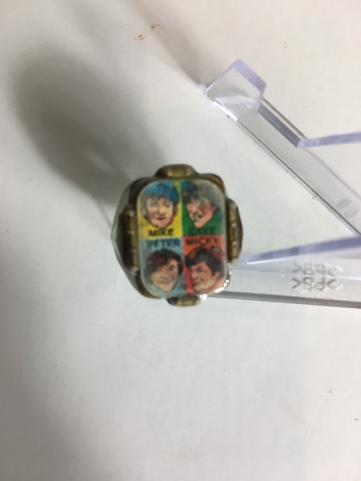 Vintage 1960's The Monkees Vari-Vue Plastic Flicker Ring - Davy Jones ...