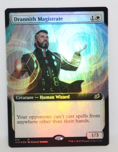 Drannith Magistrate Extended Foil Ikoria Lair of Behemoths - Rare MTG ...