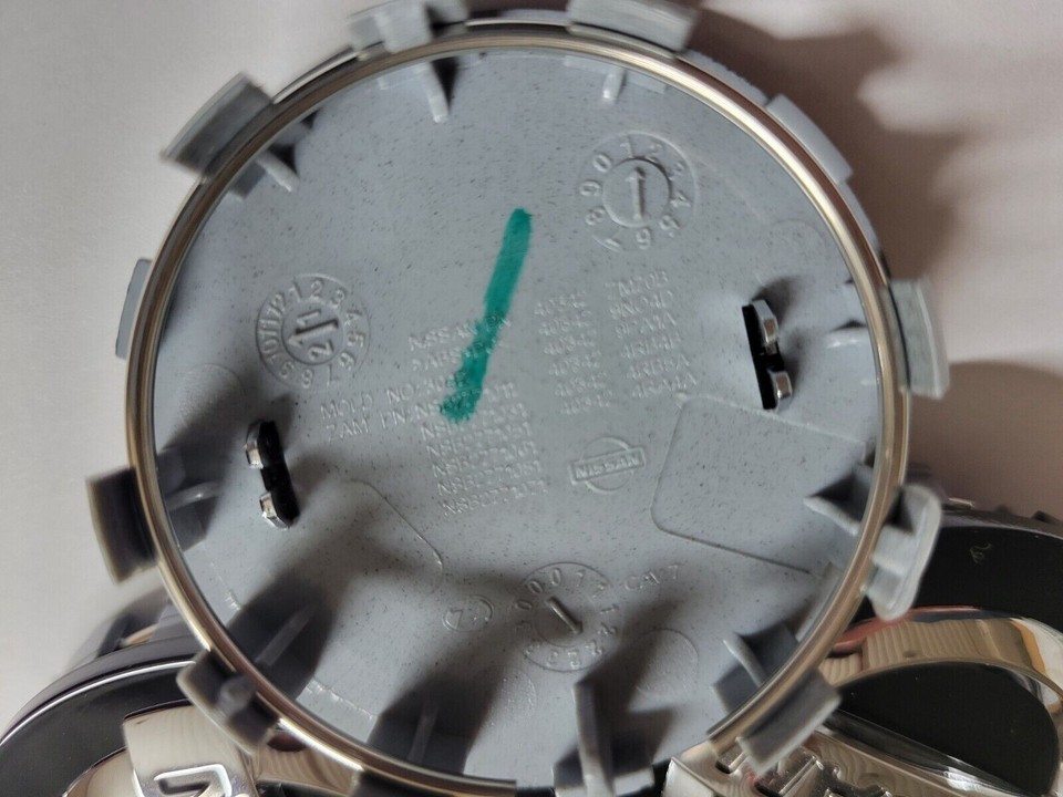 4 New Factory Original BLACK 2 1/8" Nissan Center Cap 40342-4AF2A | eBay