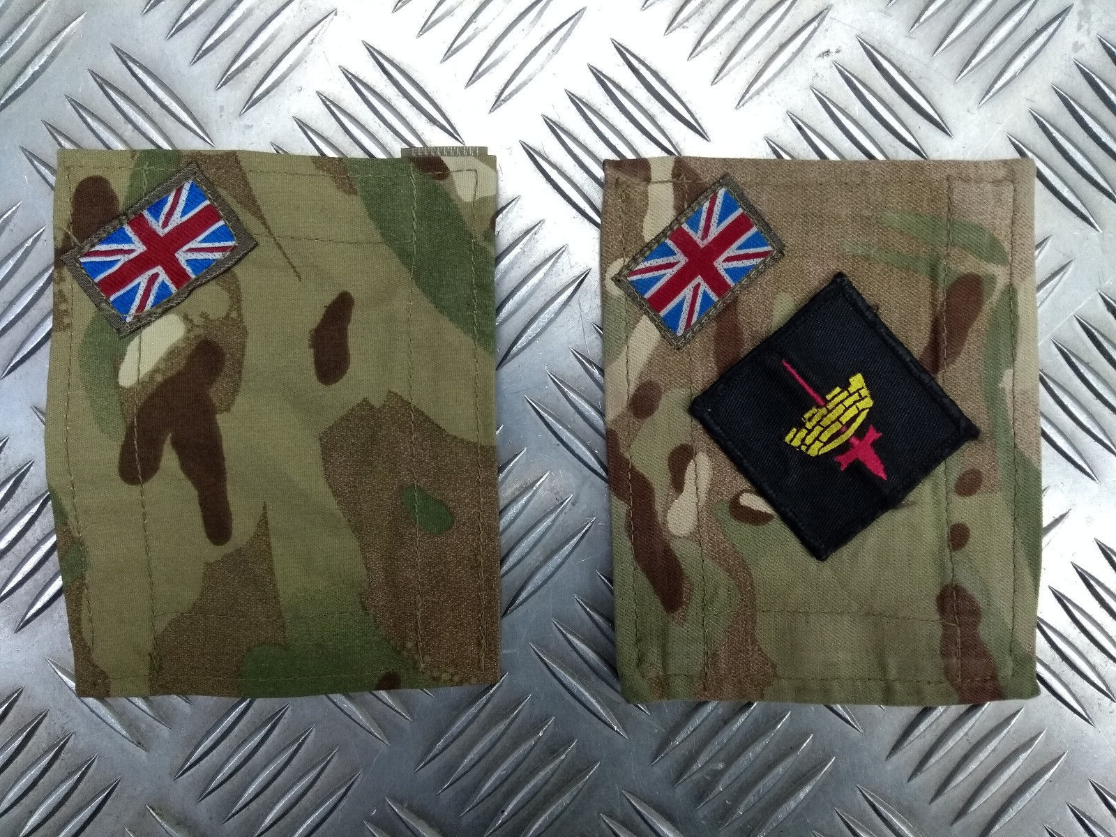 MTP Blanking Patches with London District HQ TRF Patch Genuine British ...