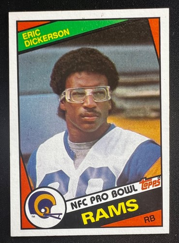 ERIC DICKERSON Rookie 1984 TOPPS #280 LA RAMS NM | eBay