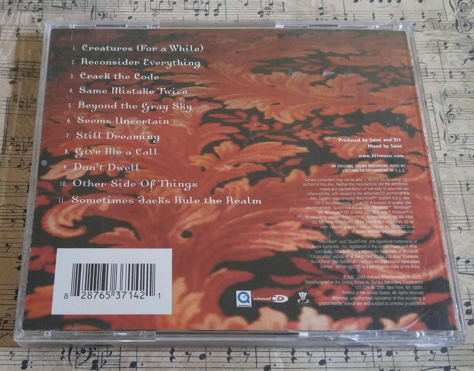 311 - Evolver CD 2003 Pre-Owned Very Good Condition 828765371421| eBay