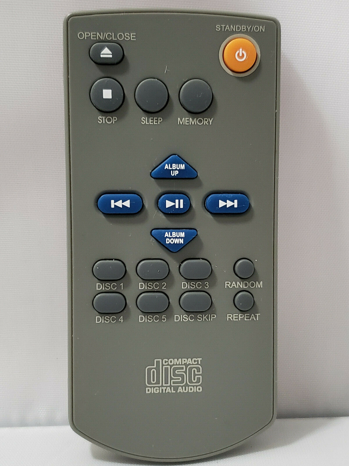 Compact Disc Digital Audio Remote Control CR2025 5 Disc Quasar TESTED ...