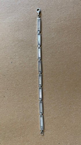 CME Vintage Sterling Silver Mother Of Pearl Shell 925 Bracelet Hinged ...