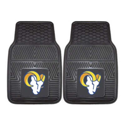 NFL Los Angeles Rams Car Truck 2 Front Heavy Duty Rubber Vinyl Floor ...