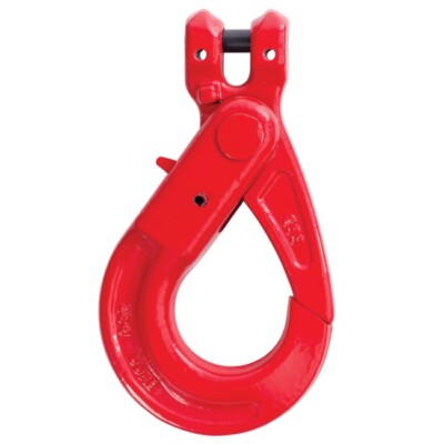 Grade 80 Lifting Clevis Self Locking Hook 10mm Chain Sling Auto Hook 3. ...