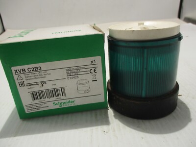 NEW SCHNEIDER XVBC2B3 GREEN STEADY STACK LIGHT | eBay
