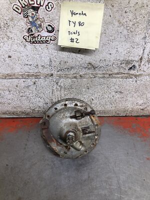 1974 Yamaha Ty80 Ty 80 Trials Front Wheel Hub Brakes Axle | eBay