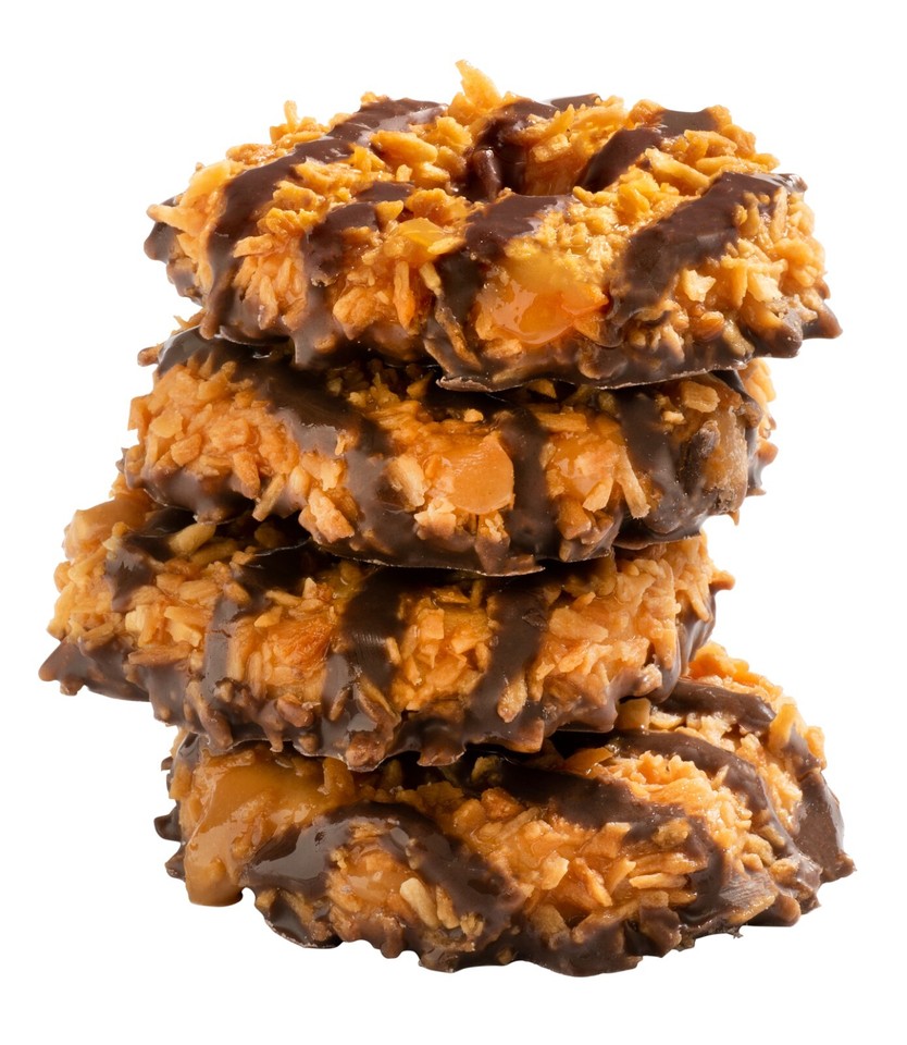 2025 Girl Scout Cookies Caramel Delites (4 boxes) aka Samoas | eBay