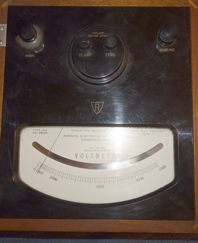 0-5 KV AC or DC Electrostatic Voltmeter, Good for Scintillator Voltage ...