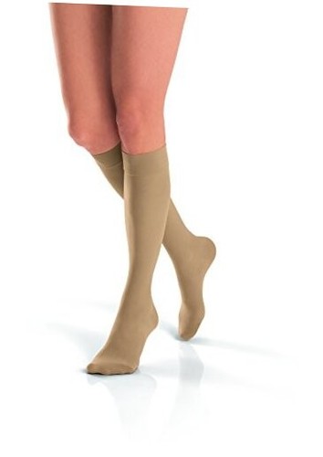 UltraSheer Knee High 15-20 mmHg Compression Stockings, Closed Toe ...