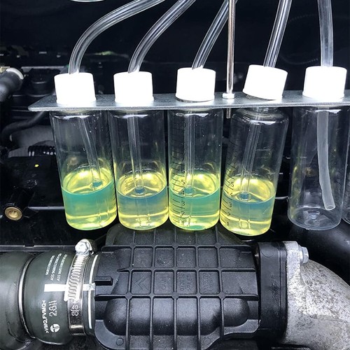 6 Cylinder Diesel Injector Flow Meter Adaptor Set Common Rail Leak Off ...