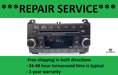 **REPAIR SERVICE** 2007 - 2017 RES Jeep Dodge Chrysler Radio | eBay