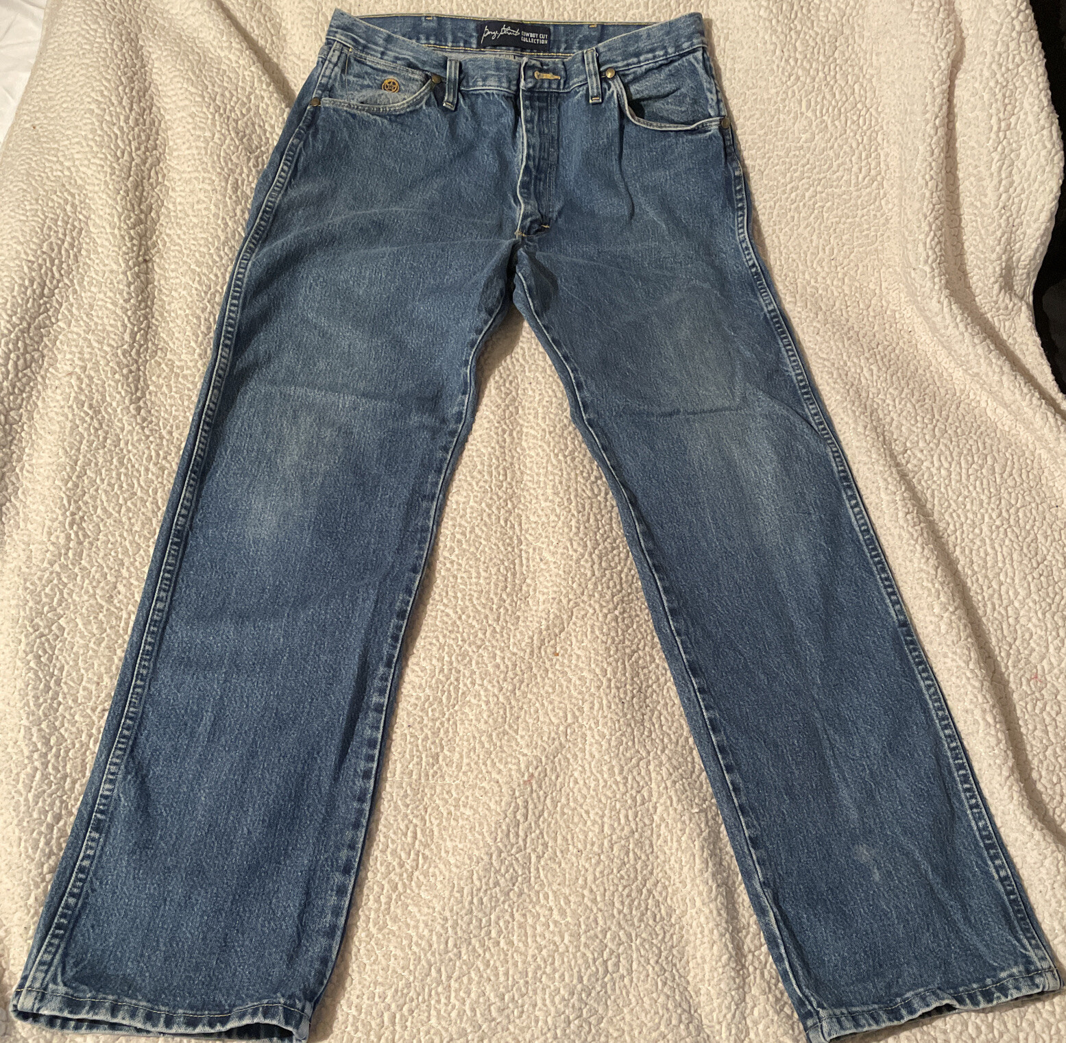 Wrangler George Strait Collection Jeans Mens 35x32 Co… - Gem