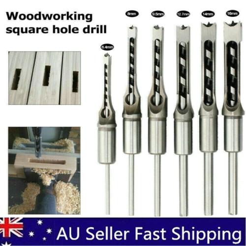6.4mm - 16mm Tool Auger Drill Bit Mortising Chisel Woodworking Hole Saw ...