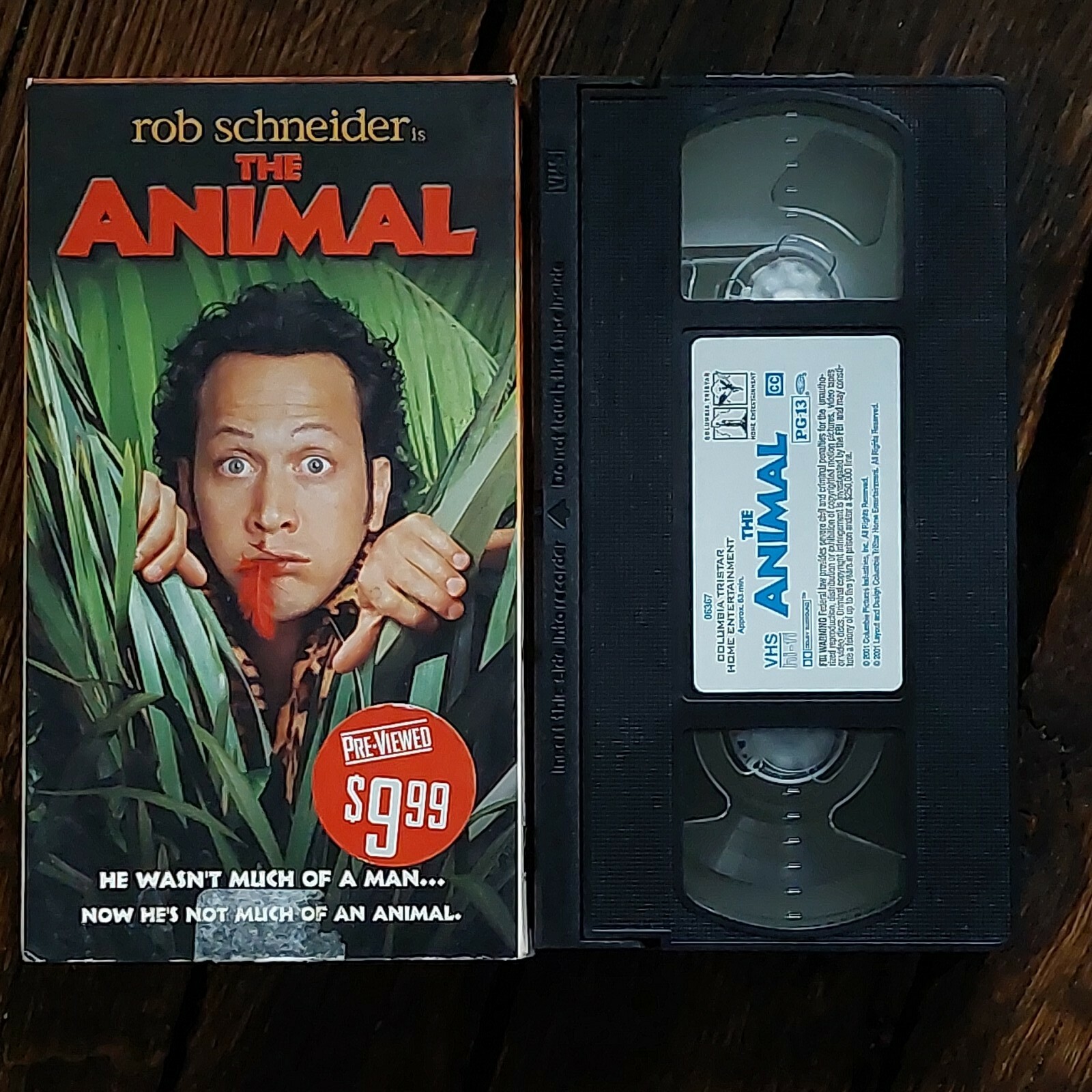 The Animal VHS 2001 Rob Schneider Used | eBay