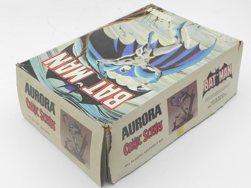 1974 Aurora Batman Plastic Model Kit In Original Box Complete | eBay