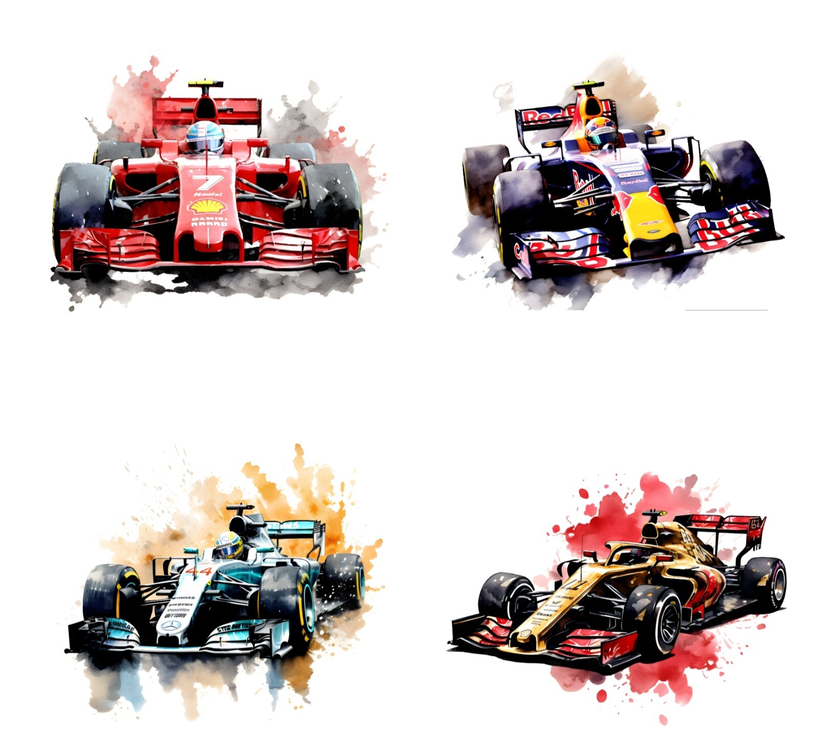 Formula One / F1 / Coasters / 4 designs / bundle deal / drinks | eBay