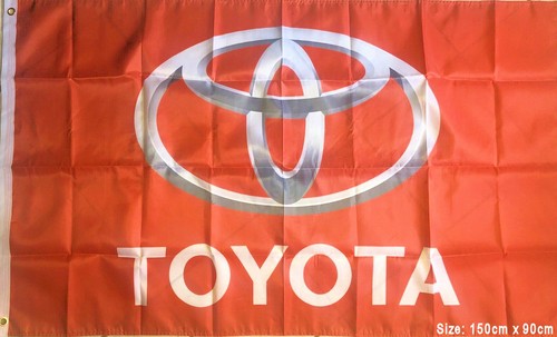 Toyota Logo Garage Flag For Toyota Chaser GT86 Supra MR2 Yaris Celica ...
