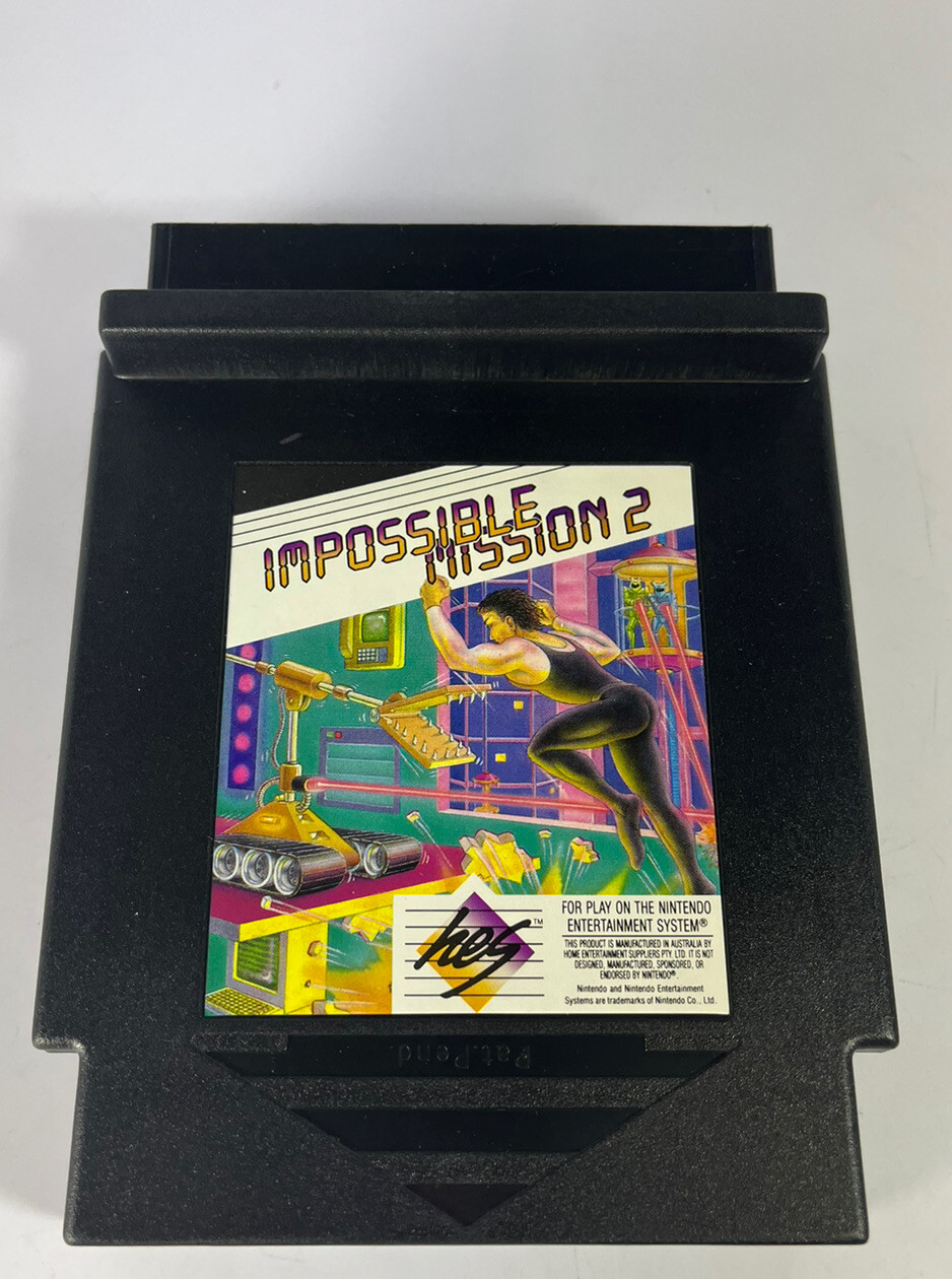 Impossible Mission II Nintendo NES Australian HES PAL Piggy Back "Good ...