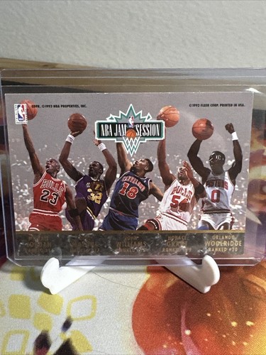 1992-93 Fleer Ultra NBA Jam Session Michael Jordan Pippen Malone Parish ...
