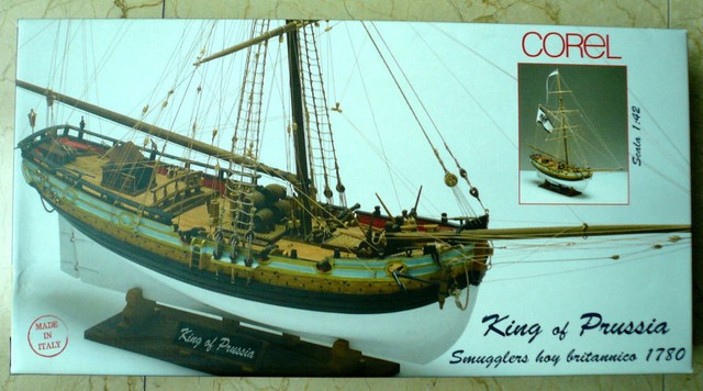 Corel SM62 King of Prussia 1 42 Scale Wood Ship Model Kit MIB EM for ...