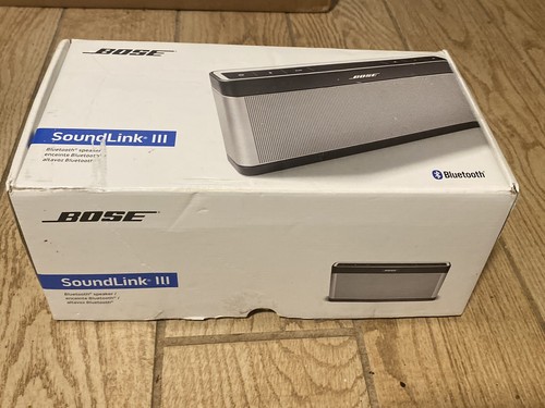 Open Box Bose Soundlink III Bluetooth Speaker-Silver-/ Bose Sound | eBay