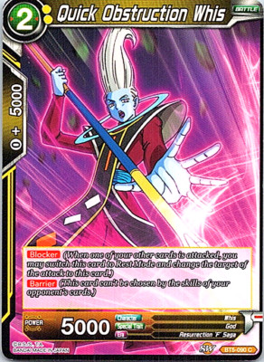 Quick Obstruction Whis BT5-090 C Dragon Ball Super Card TCG X1 | eBay