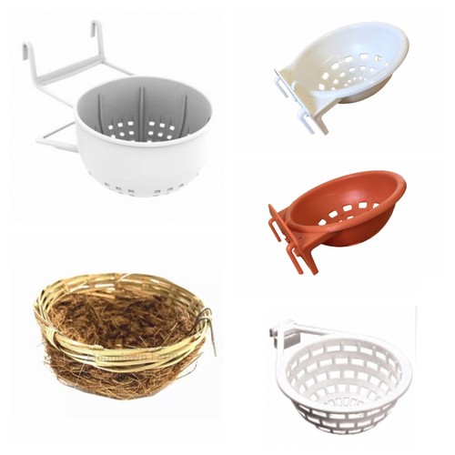 CANARY NEST PANS / BOX FOR CAGE HANGING for NESTING CANARIES & BIRDS ...