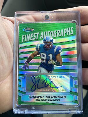 Shawne Merriman 2005 Topps Finest Rookie Autograph Refractor #FA-SM ...