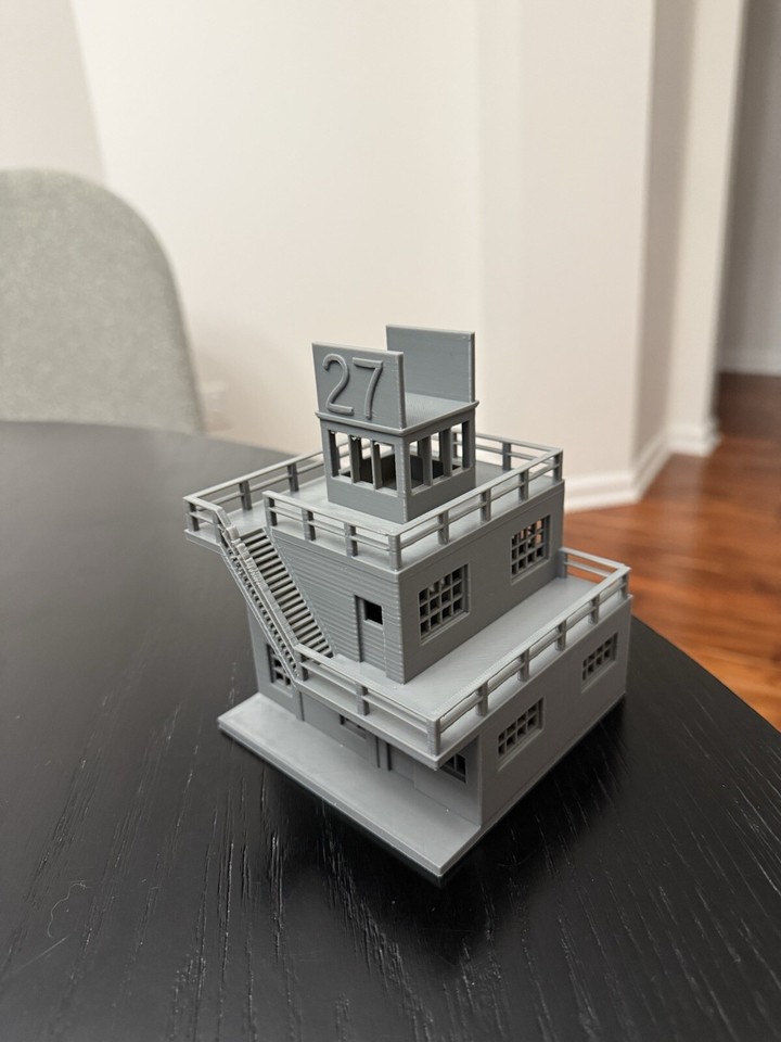 HO Scale Control Tower - 1:87 Gauge Signal Tower - Built And Ready - HO ...