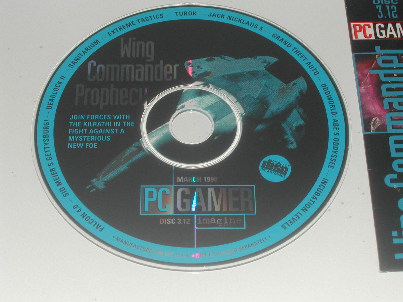PC Gamer march 1998 Disc 3.12 - PC CD Computer game Demo Disc Only | eBay