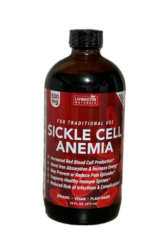 Sickle Cell Anemia By Livingston Natural Herbal Labs, Plant-Based, 16oz ...