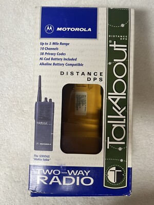 Motorola Talkabout Distance DPS P24SRX03G2AA Yellow Wireless 5-Miles 2 ...
