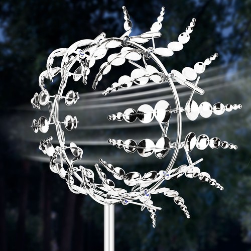 Unique and Magical 3D Metal Windmill Sculpture Wind Catchers Yard ...