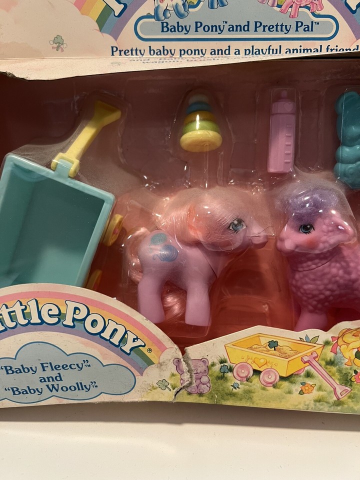 Vintage My Little Pony G1 Baby Fleecy and Baby Woolly In Box | eBay