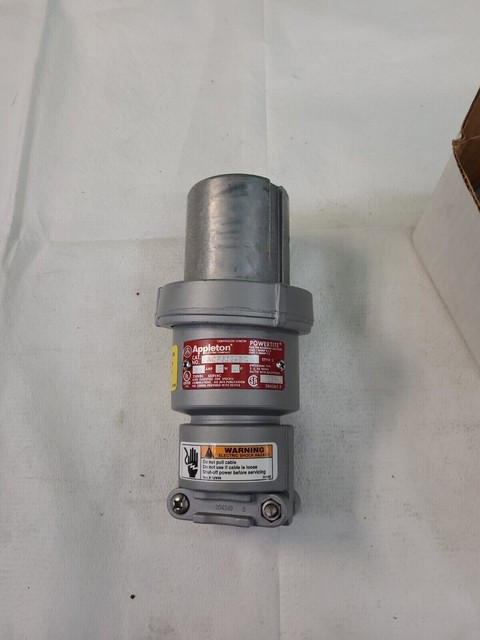 Appleton Electric Clamping Ring Plug 60Amp/600V 4-Pole/3-Wire - Gray ...