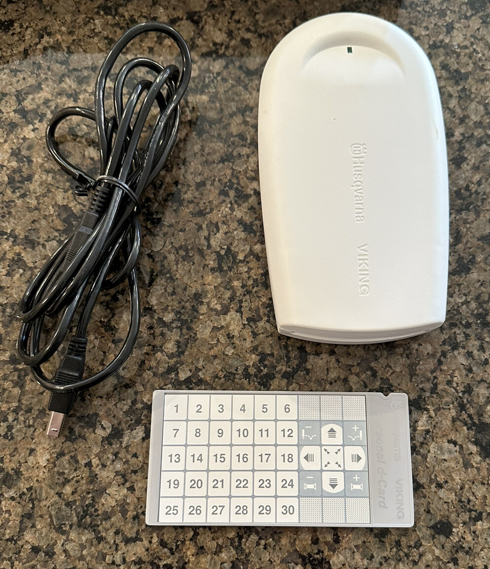 Husqvarna Viking USB Embroidery Designs D-card Reader/writer Unit for ...