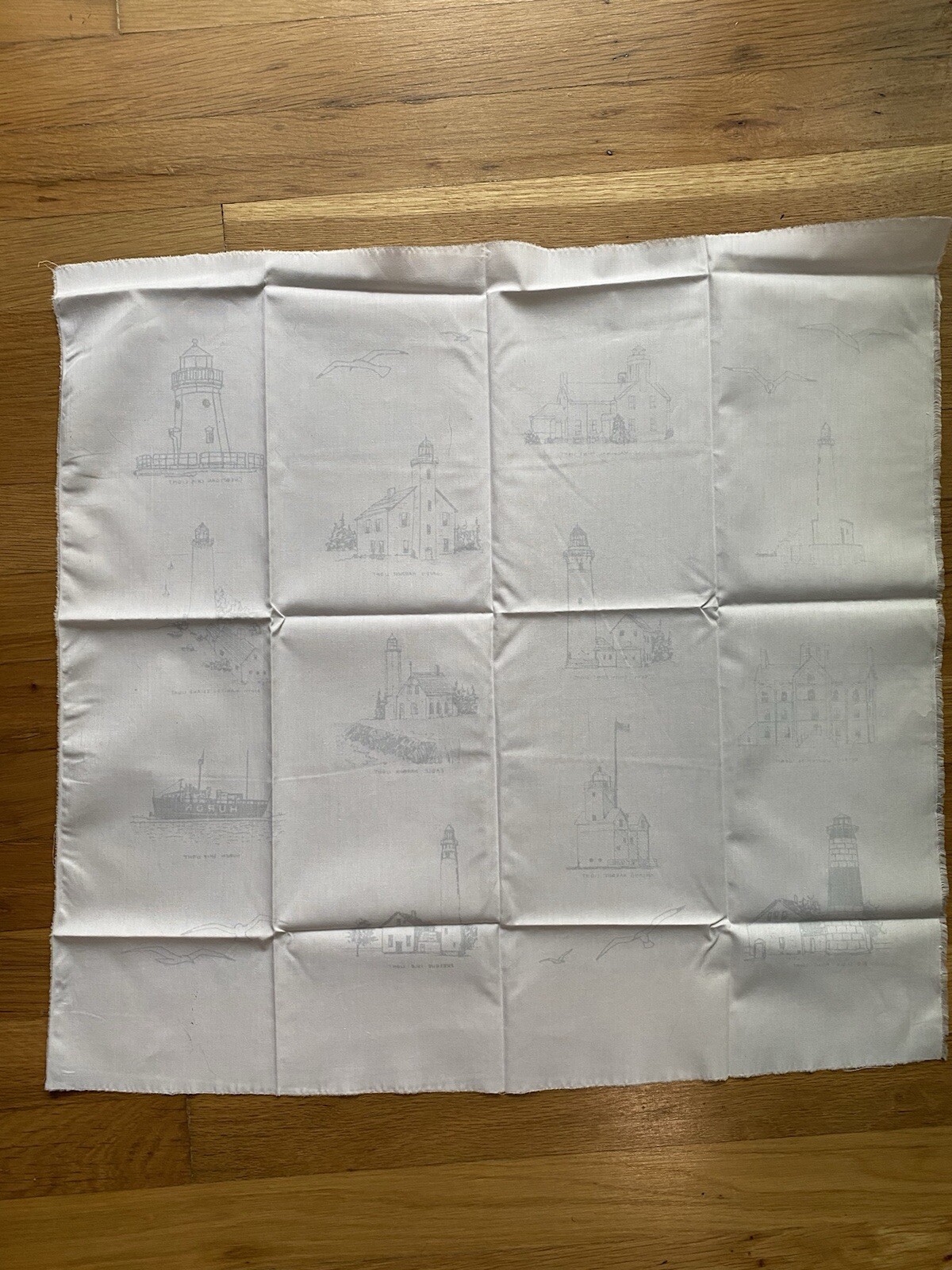 11 Light Houses Fabric Panel Art by Gary Balowski and D J Mitchell 22 ...