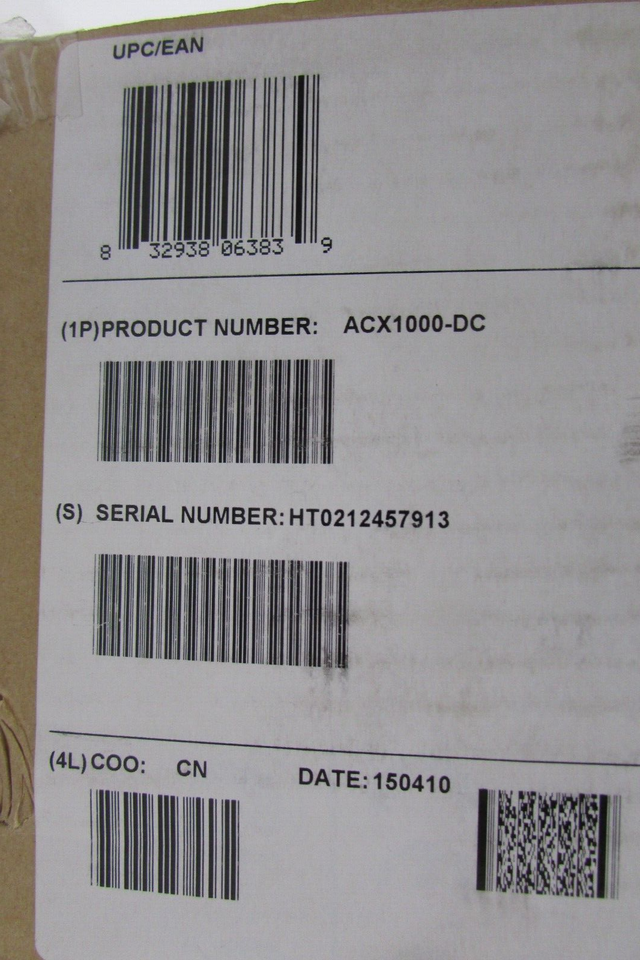 New JUNIPER ACX1000-DC Universal Access Router 1 Year Warranty Free ...