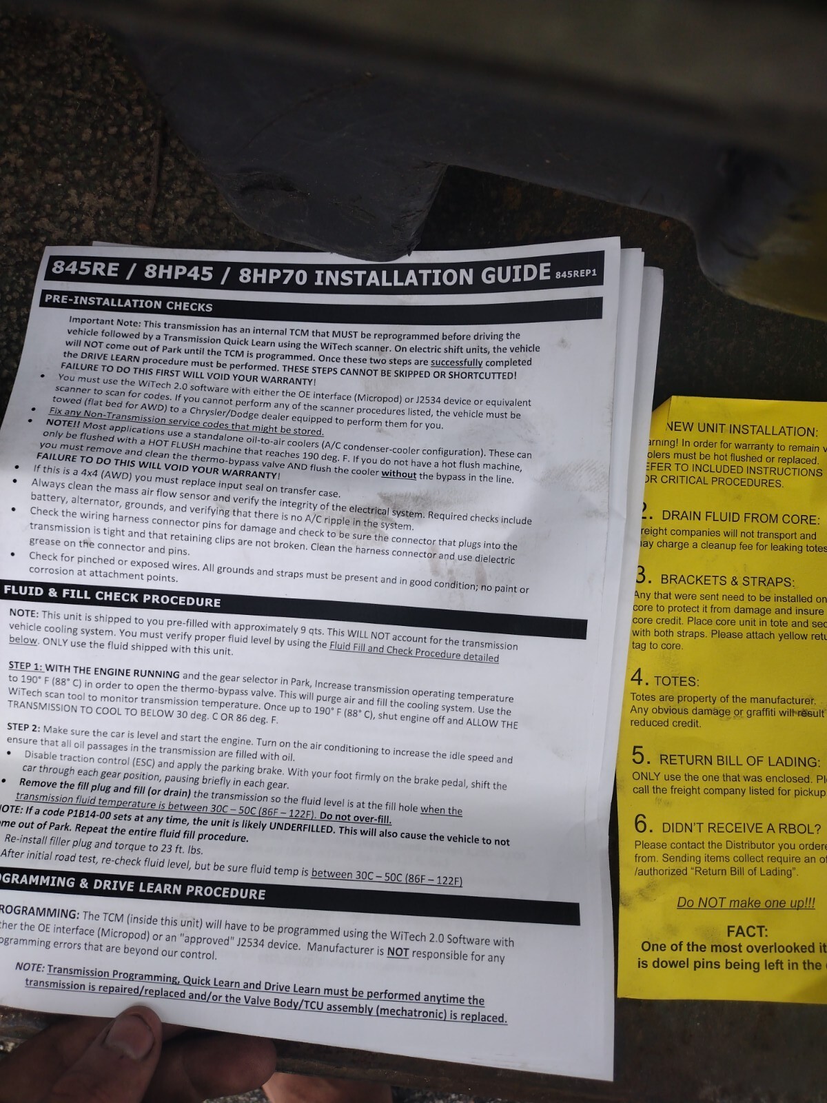 Mopar Dodge Ram High Performance 845RE Transmission | Custom