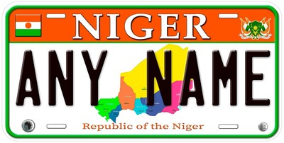 Niger Any Name Personalized Novelty Car License Plate | eBay