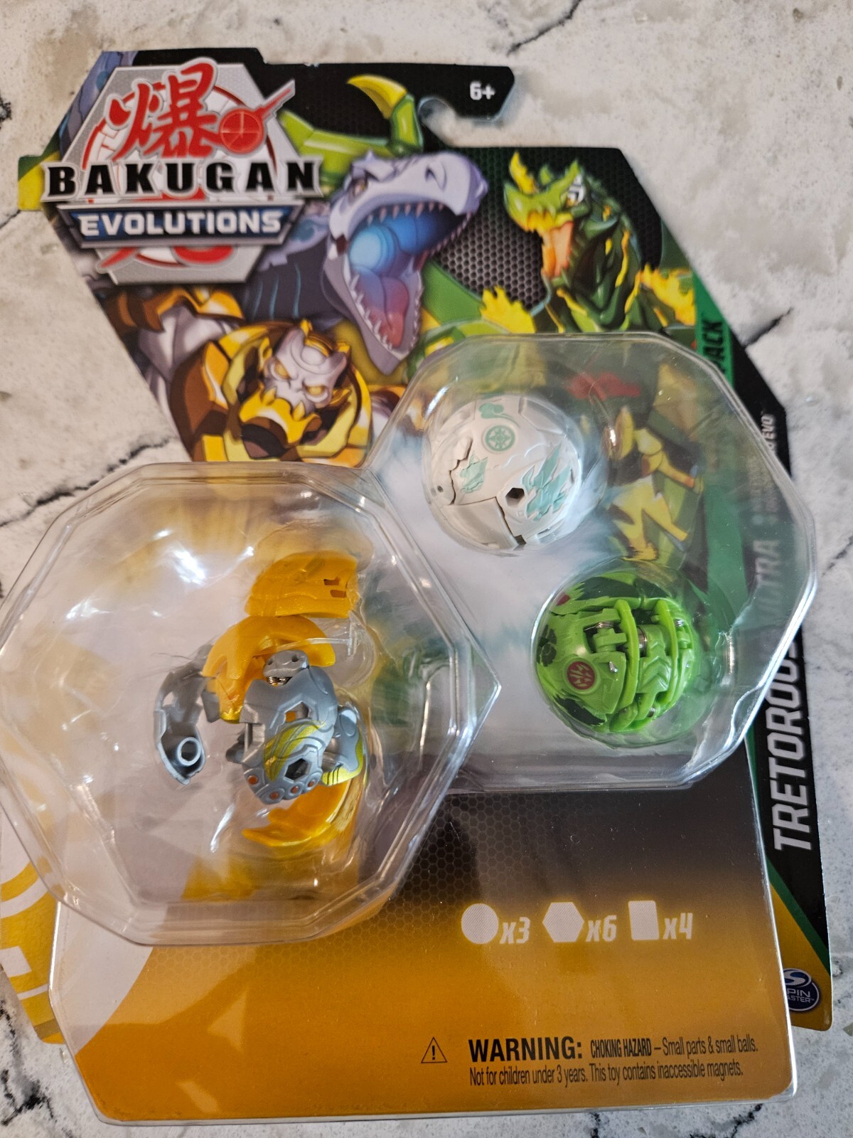Bakugan Evolutions Tretorous Ultra Neo Trox Dragonoid Evo Starter Pack ...