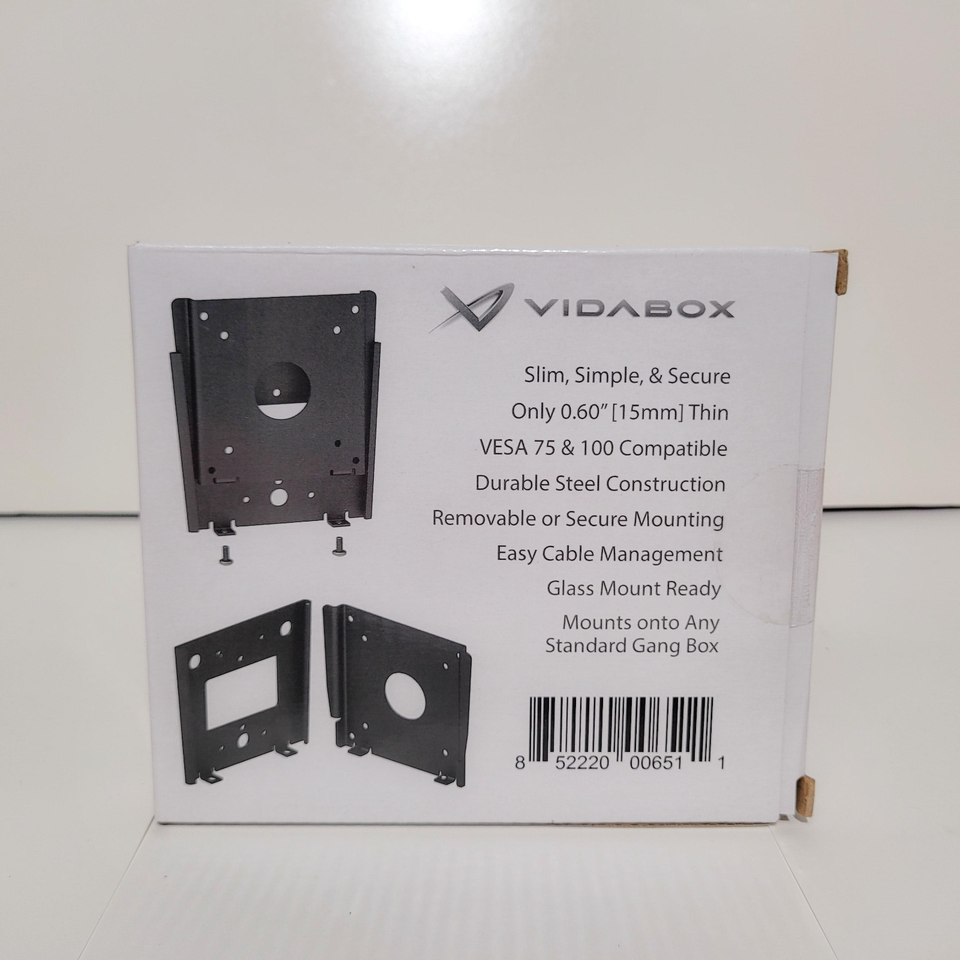 Vidabox - VB-VESA-MNT-FSW - Fixed VESA Slim Wall Mount | eBay