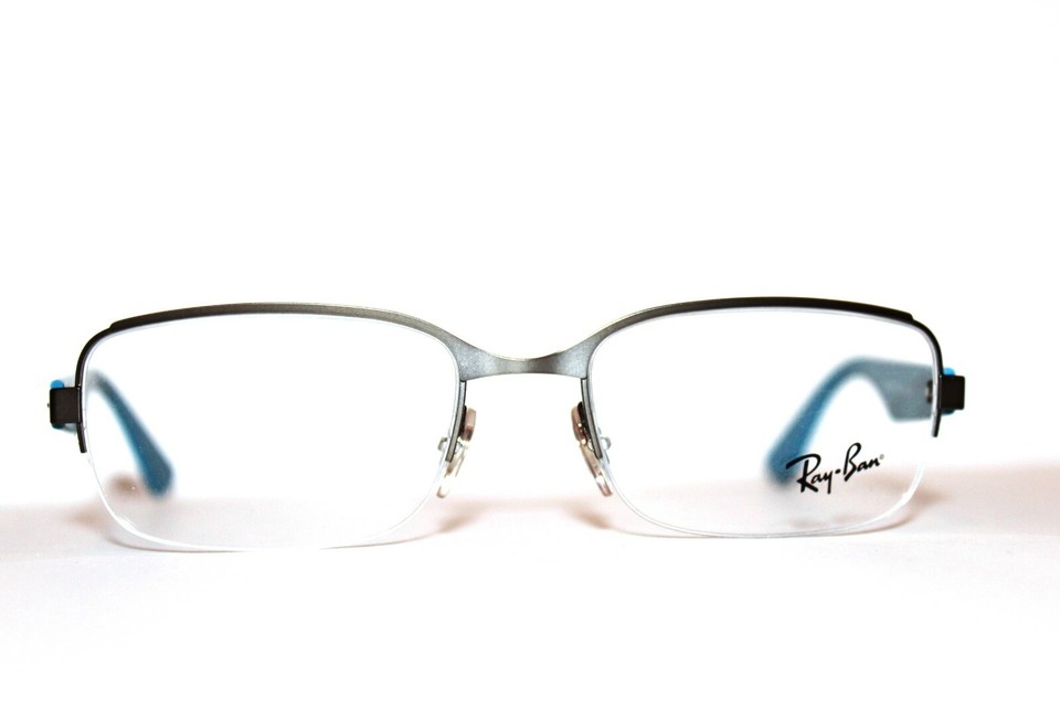 BRAND NEW RAY BAN RB 6311 2821 GUNMETAL TEAL EYEGLASSES RX RB6311 52-18-140 MM | eBay