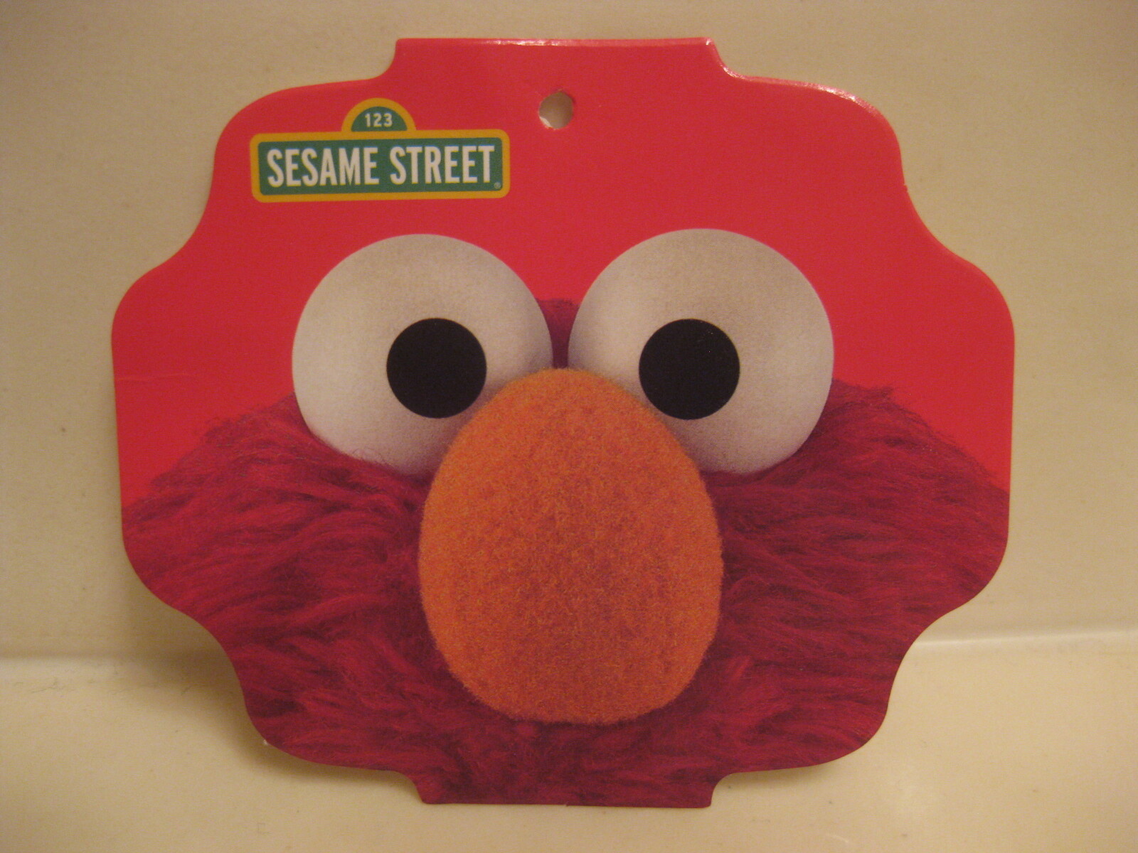 Sesame Street Elmo Head Tag Bookmark Display Decoration Picture Mini ...