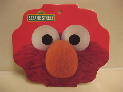 Sesame Street Elmo Head Tag Bookmark Display Decoration Picture Mini ...