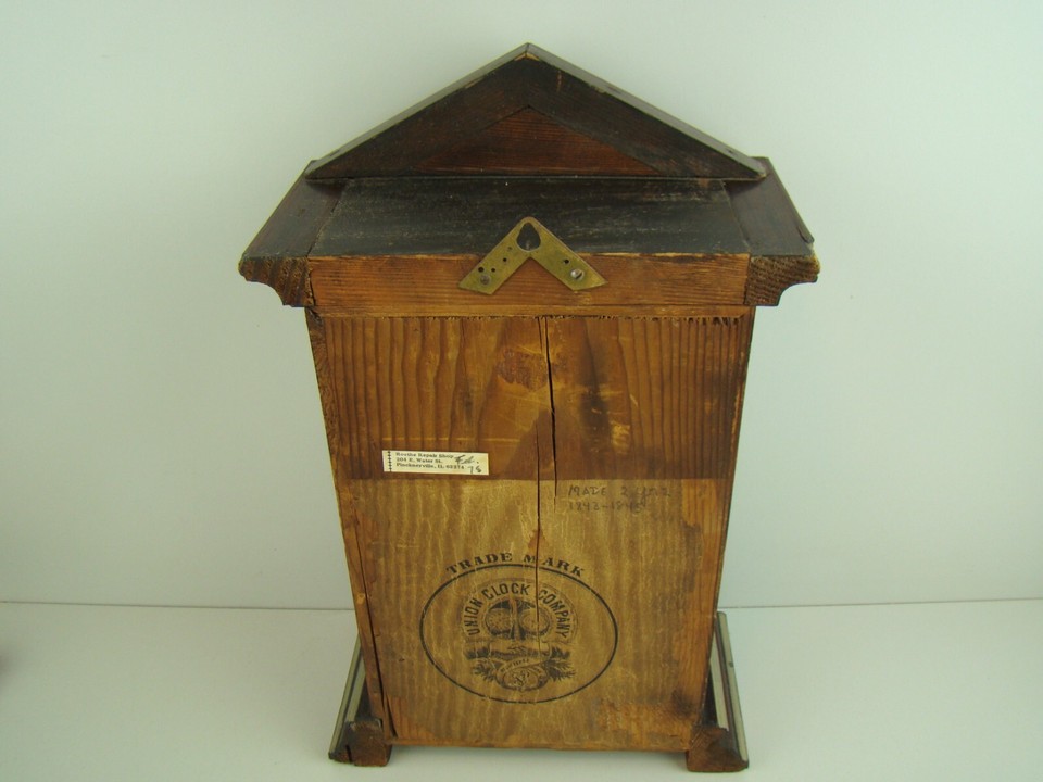 ANTIQUE UNION CLOCK CO COTTAGE ALARM MANTEL CLOCK PROJECT | eBay
