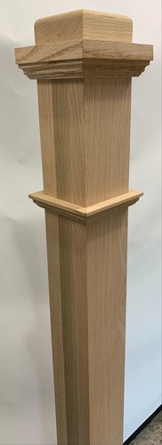 4075 / 4076 Red Oak Box Newel Post 3.5” X 3.5” X 45” | eBay
